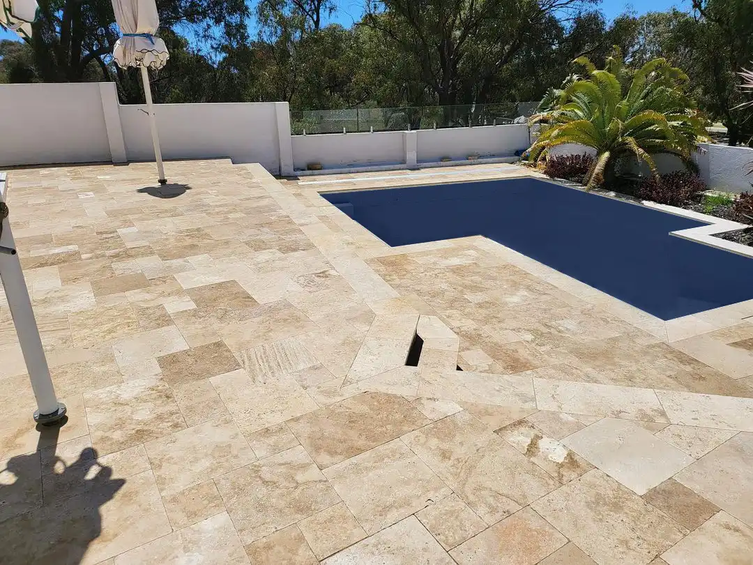 Travertine pavers Perth | Freo Stone Paving