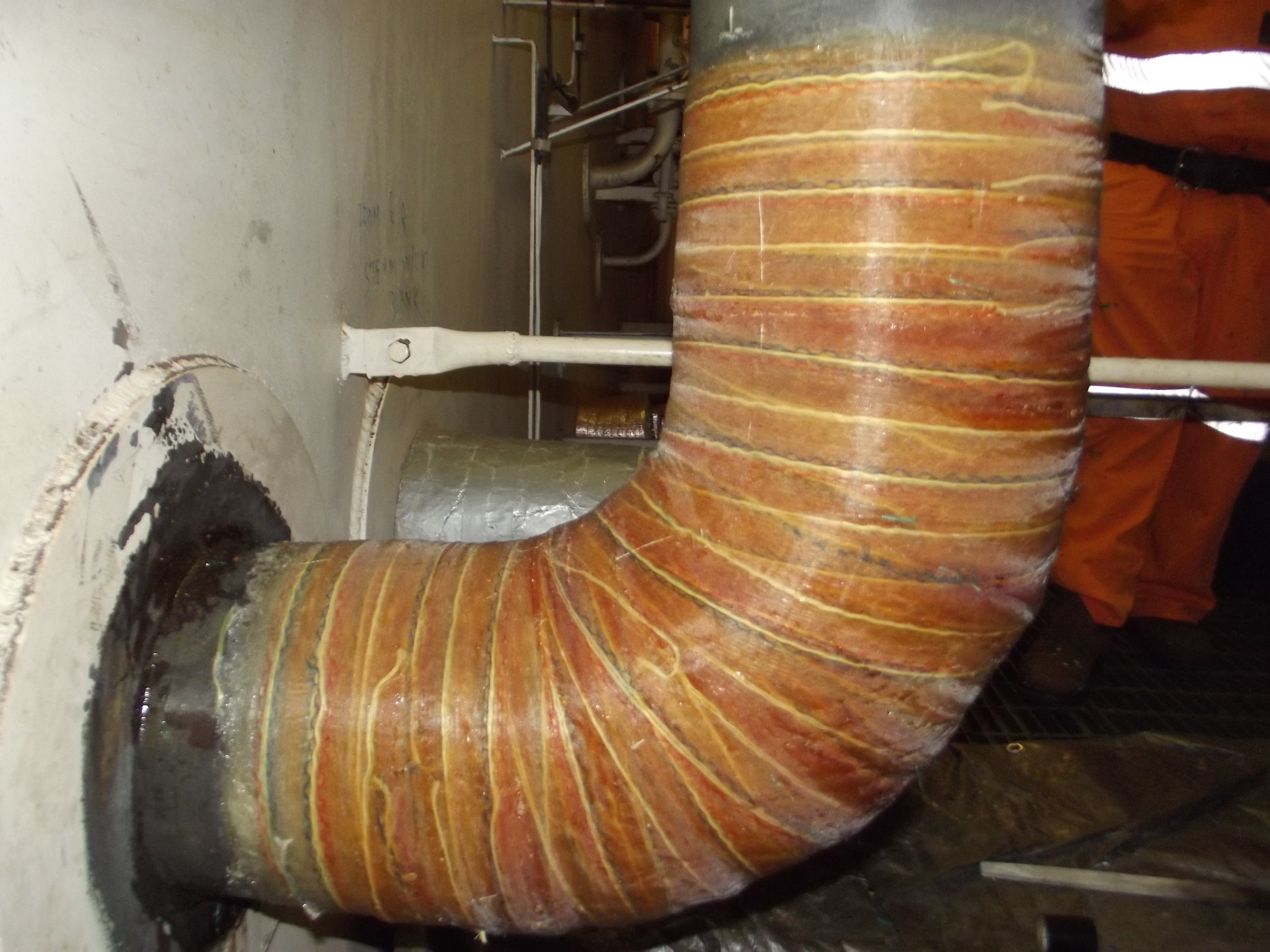 iasgroup Technowrap High Temperature (HT) Steam Line Repair - IAS Group