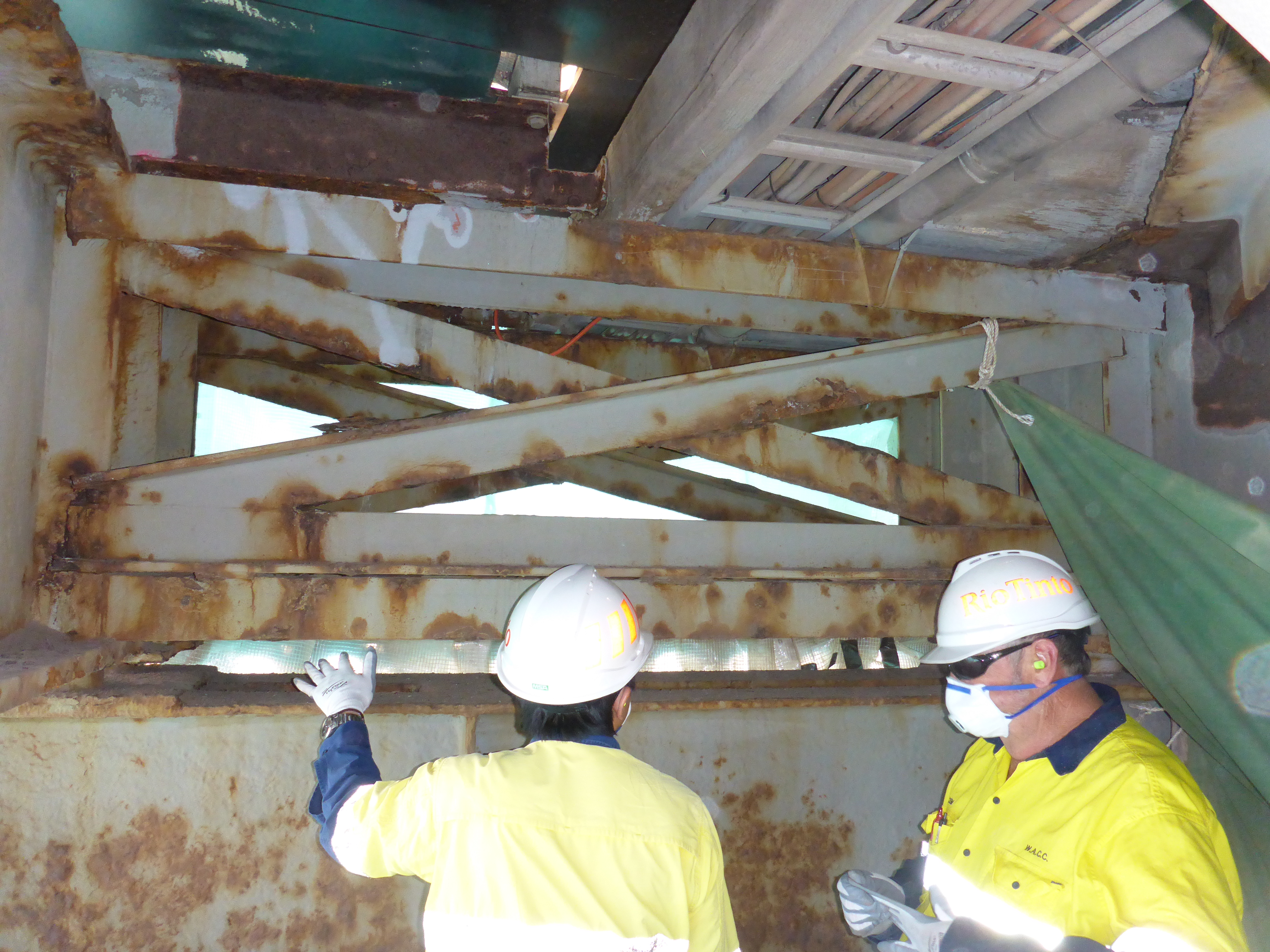 iasgroup Fabric Maintenance of Structural Beams underneath Mining Jetty ...