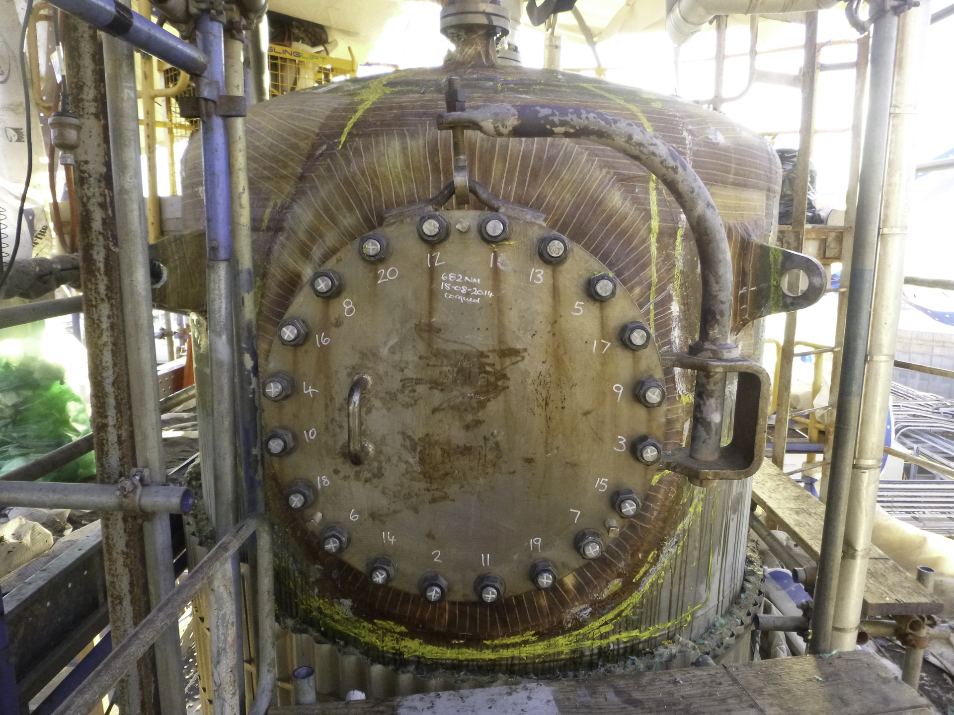 iasgroup Live High Temperature Repair of Vapour Tank - IAS Group