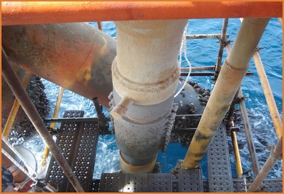 ICR-ias JV Technowrap Splashzone - 12inch Gas Riser - IAS Group