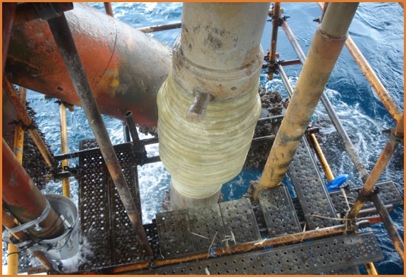 ICR-ias JV Technowrap Splashzone - 12inch Gas Riser - IAS Group