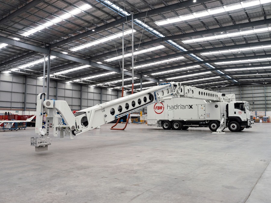 First blocks autonomously laid by next generation Hadrian X