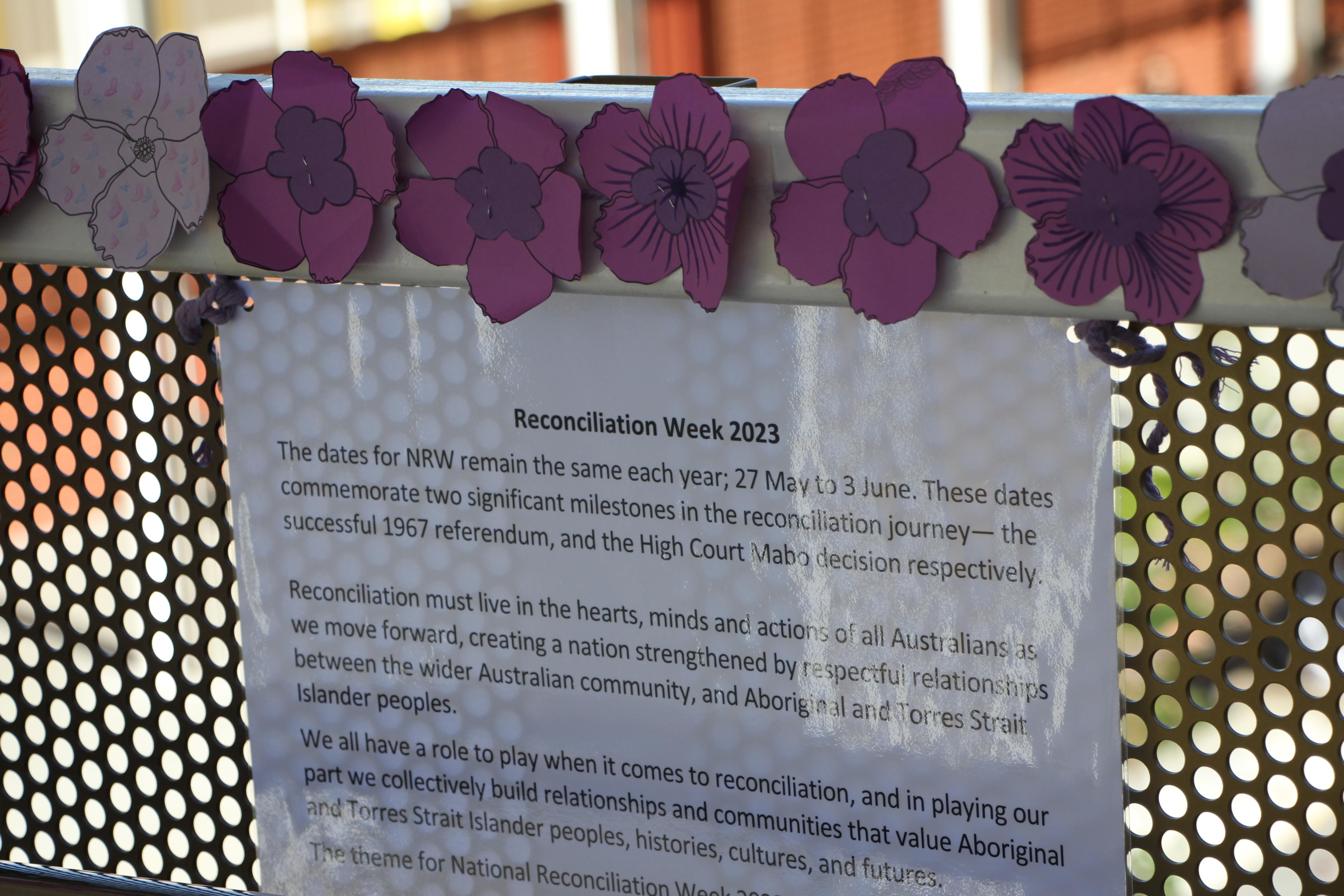 2023 Sorry Day and Reconciliation Week - John Forrest Secondary College