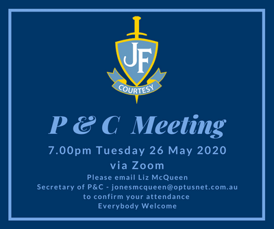 P&C Meeting - Term 2 2020 - John Forrest Secondary College